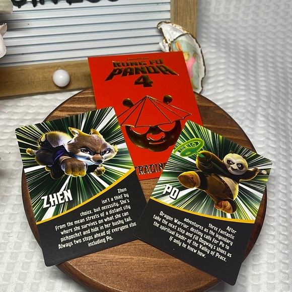 Kung Fu Panda | Toys | Kung Fu Panda 4 Trading Cards Movie Promo New 2 ...